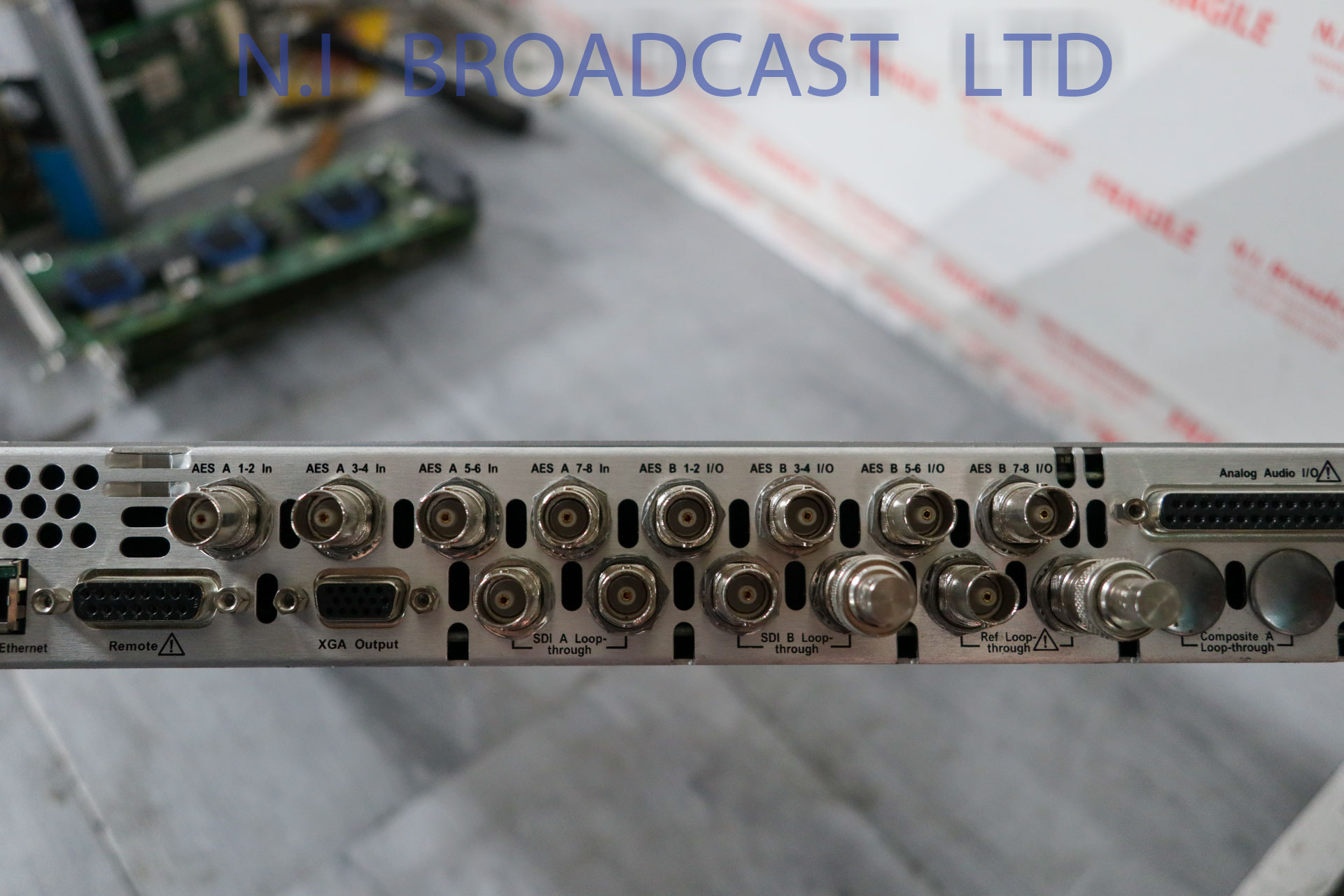 Tektronix Wvr610 Sdi Waveform Vectorscope Rasterizer With Audio Ref 1